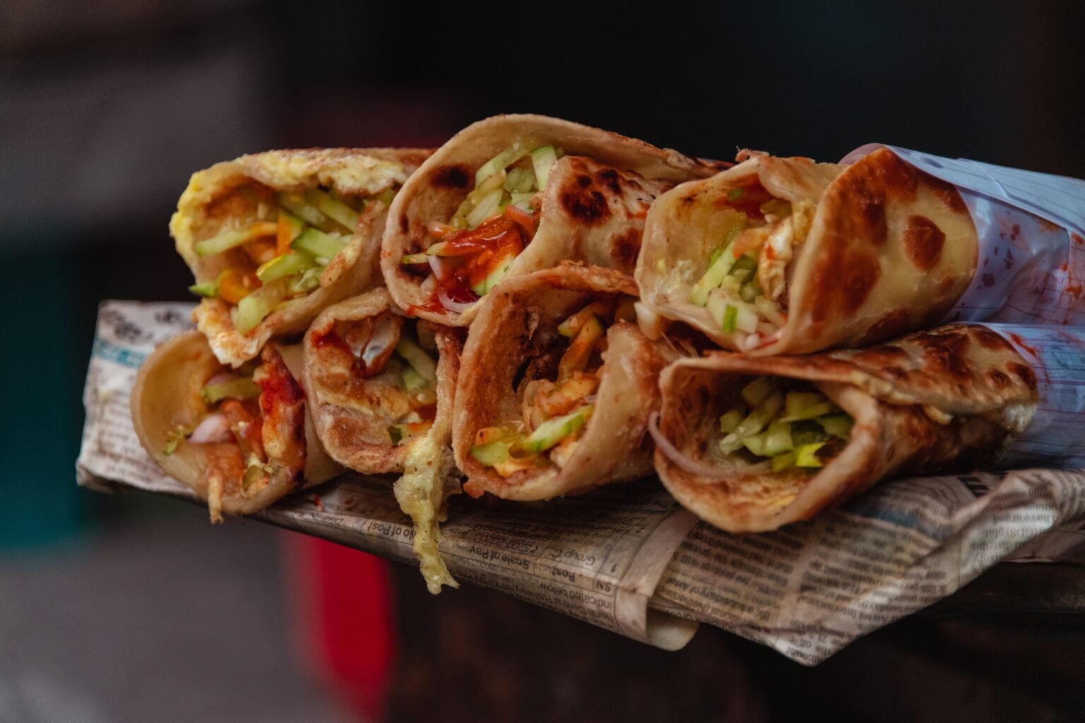Kolkata Veg Kathi Rolls – Chef & Crew